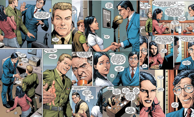 Create comic manga, fan comic, comic character, comic strip or ...