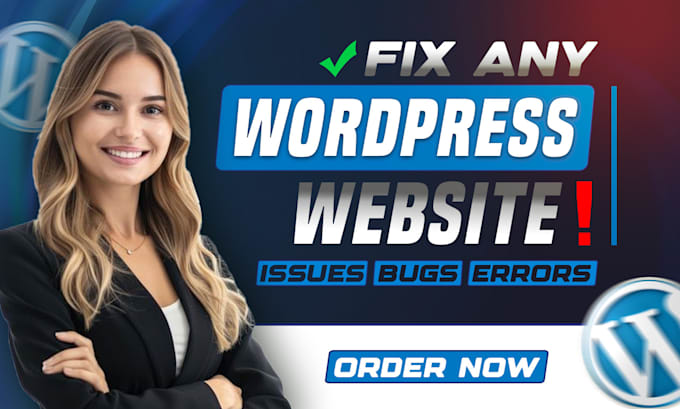 Fix Wordpress Issues Wordpress Bug Fix Wordpress Website Fix Wordpress