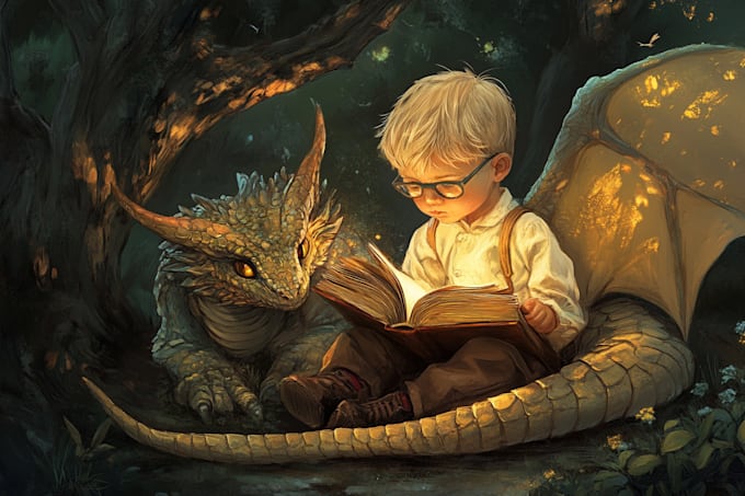 Draw wonderful children book illustration by Martritz | Fiverr