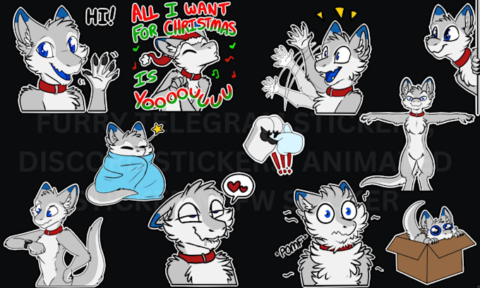 Draw custom furry telegram stickers, furry nsfw telegram discord crypto ...