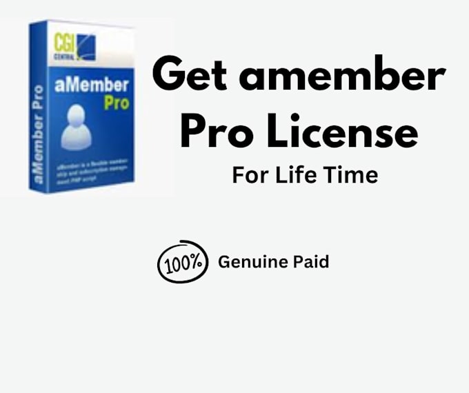 Provide you amember pro license for life time by Ayazkhan169 | Fiverr