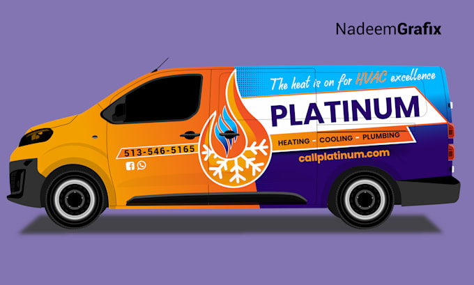 Do eye catching vehicle wrap, car wrap, van wrap by Nadeem_grafix | Fiverr