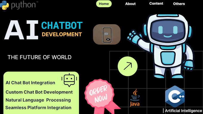 Develop custom ai chat bot using gpt, llama,falcon and llms by Shirazkhuhro | Fiverr