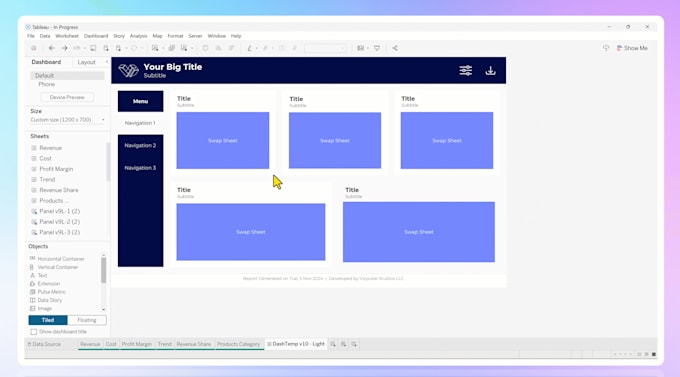 30 customizable tableau templates package within 30mins of order by ...