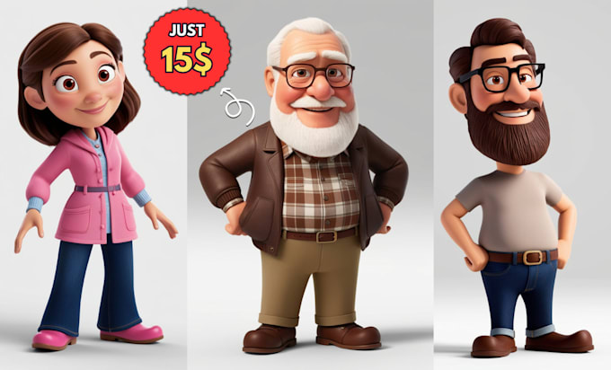 Crate 3d pixar style cartoon character, avatar, banner by Fatihunal ...