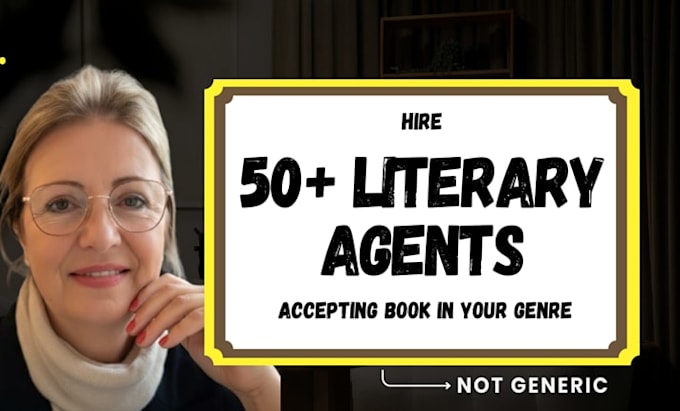 Find top active literary agents, write query letter, and submit to book ...