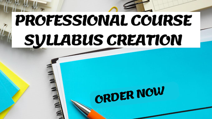 Create professional course syllabus and curriculum for you by Sorelle_amaris | Fiverr