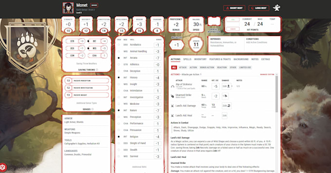 Create your dungeons and dragons character by Kalimemerson | Fiverr
