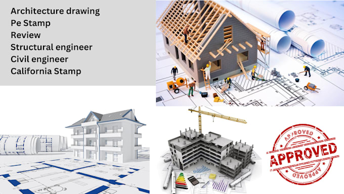 Pe stamp, architectural stamp, mep stamp, review, sign, seal for usa ...
