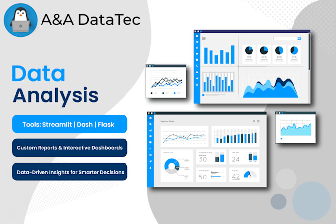 Analyze your data and build dashboards by Aadatatec | Fiverr