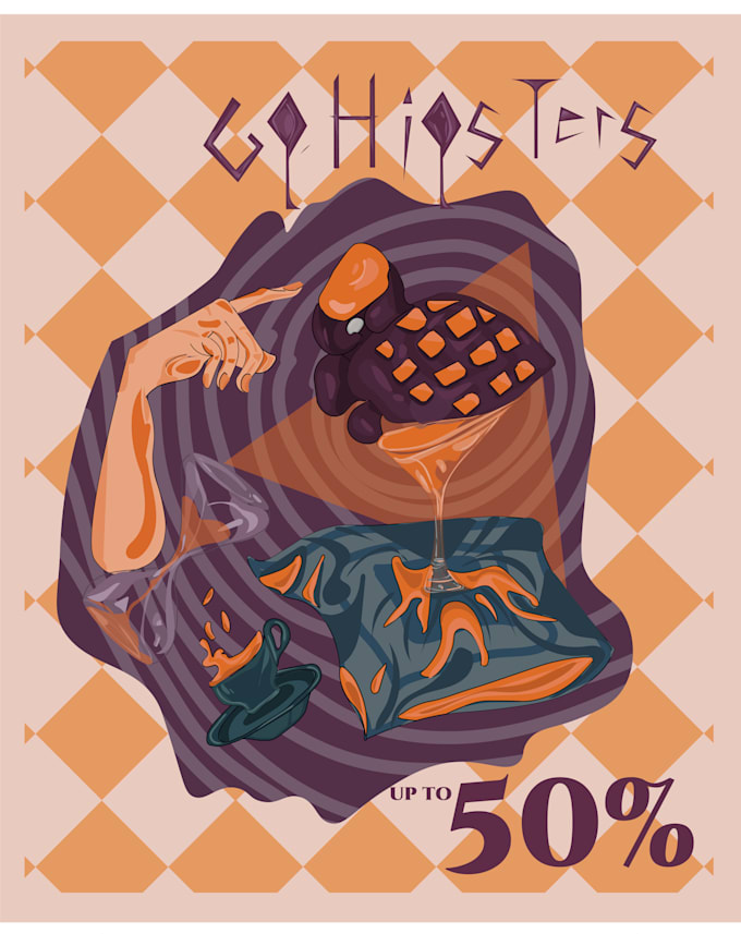 Make unique illustrated ad campaigns to make your brand stand out by ...