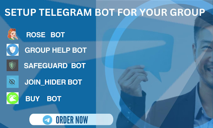 Create telegram bot and setup organic group bot for your group by Marry ...