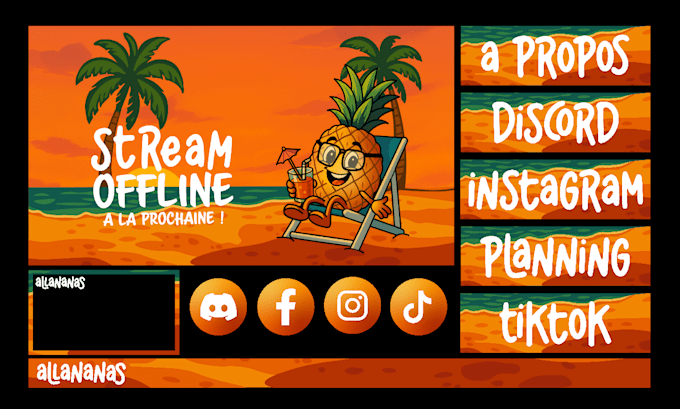 Do custom twitch scenes and overlays for your stream by Lucasll19 | Fiverr