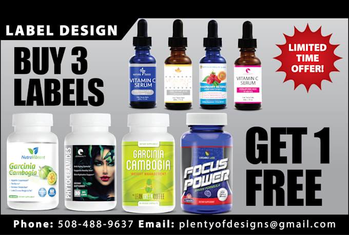 Design a private label for your product by Designtemplates | Fiverr