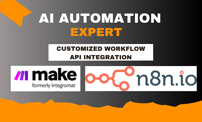 Build n8n automation make com automation api integration workflow made com by S_goke | Fiverr
