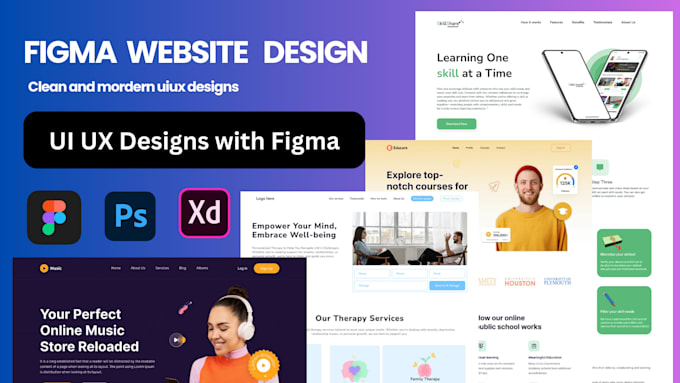 Do website uiux design, figma uiux design, landing page by Uiux_designer_2 | Fiverr
