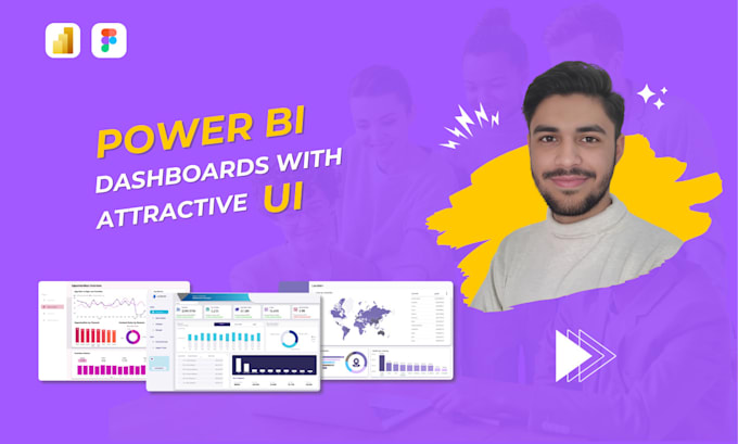 Design and develop power bi dashboard with attractive ui by ...