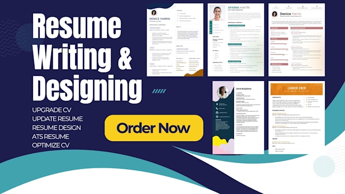 Write and upgrade cv or update resume design to make professional cv by ...