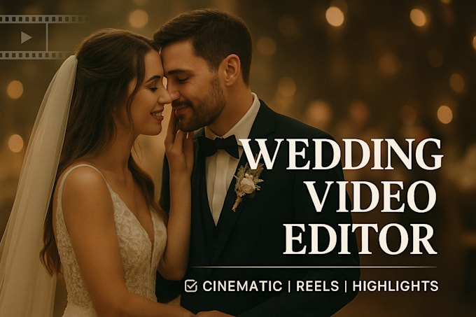 Do video editing of weddings by Adnanamirza | Fiverr