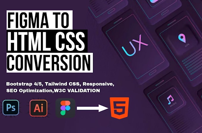 Invent figma to tailwind psd to tailwind xd to wordpress and figma to reactjs by Briangracia704 ...