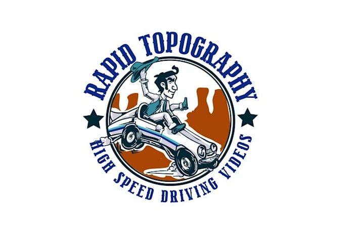 Design bucking car rider circular logo by Maxie_mann | Fiverr