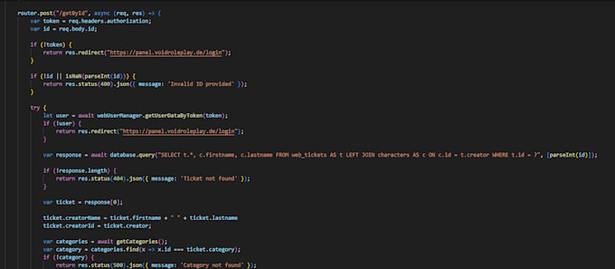 Create a nodejs backend by Pascaltheengine | Fiverr