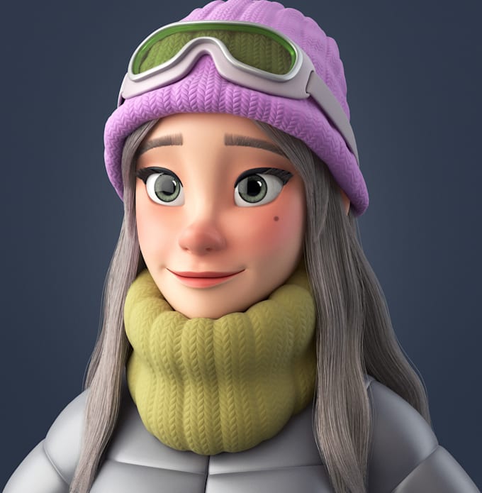 3d character modeling cartoon character modeling 3d character design 3d rigging by Baschitsmart ...