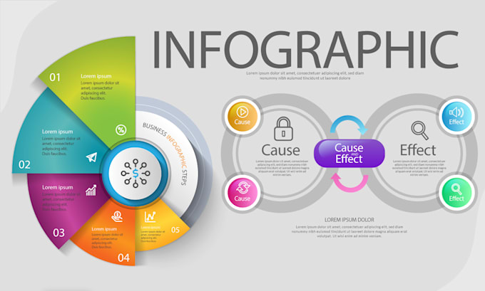 Design professional engaging visual content infographics design by ...