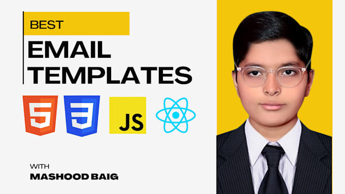 Create a responsive html email template by Mashood_baig | Fiverr