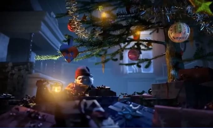 Create 3d christmas animation video, christmas intro and wishes by ...