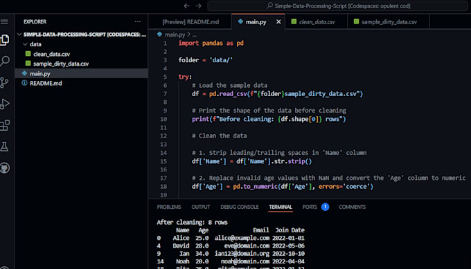 Automate tasks with python scripts by Codingdynamics | Fiverr Automate tasks with python scripts by Codingdynamics | Fiverr