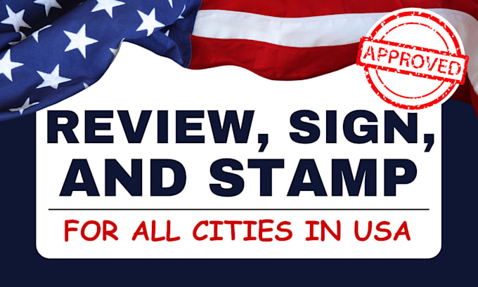 Do architectural stamp, pe stamp, electrical plan stamp, floor plan ...