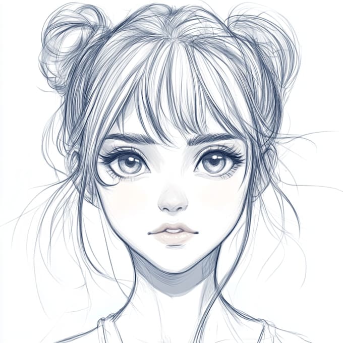 Draw anime style character and portrait by Camisolex | Fiverr