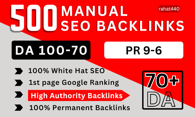 Create 500 profile backlinks for your website ranking by Mdrahat440 ...
