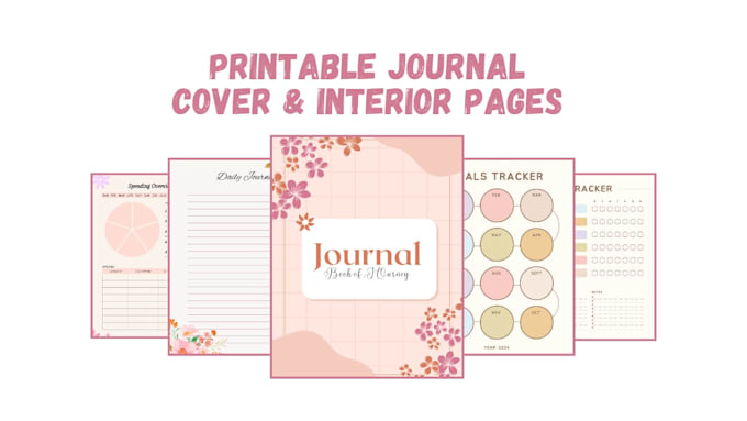 Design kdp journal,planner cover and interior pages by Emblems7 | Fiverr