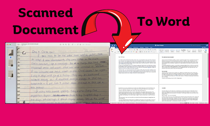 Retype any documents, handwritten text, images to ms word or pdf by ...