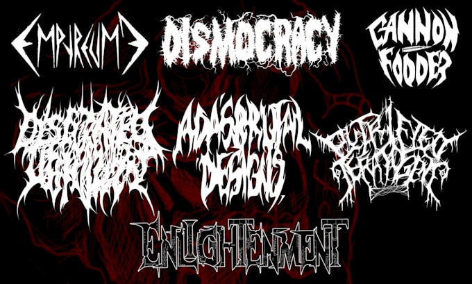 Design your metal bands logo by Adas_designs | Fiverr