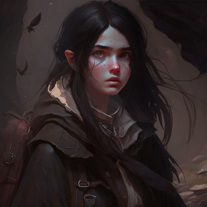Make realistic fantasy dnd character and concept art by Nancywever | Fiverr