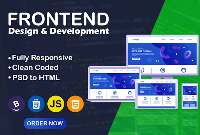 Front end development using react js by Anas_hacks | Fiverr
