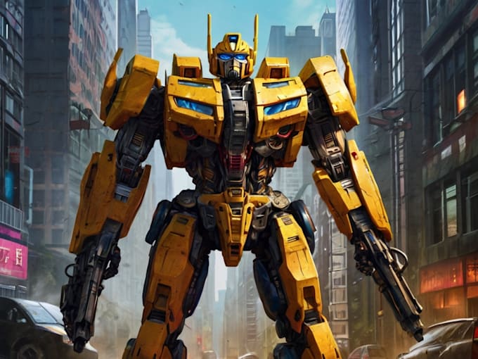 Create transformers mecha character illustration art by Raiqrown | Fiverr
