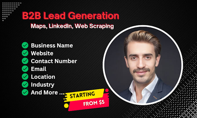 Do data extraction and lead generation from google maps, web and ...