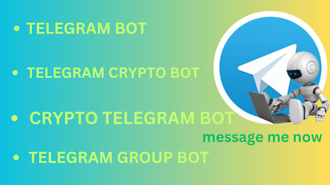 Fully setup telegram bots in your crypto telegram group by Marketerdon | Fiverr