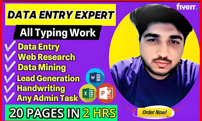 Do fast typing job, retyping scanned documents, pdf conversion, ms word ...