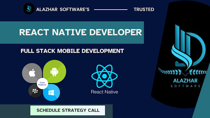 Do android ios mobile app development in react native expo by Alazhar1030 | Fiverr