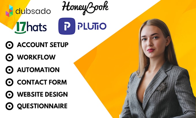 Setup honeybook dubsado, workflow crm account automation,17 hats plutio atlas by Victor_crm21 ...