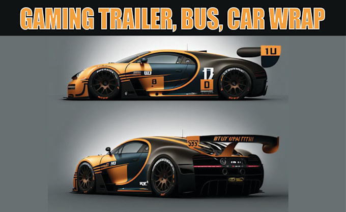 Design a unique ,car , gaming trailer ,van wrap, bus wrap by ...