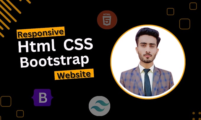 Create a responsive html website with css and bootstrap by Waseemakramreal | Fiverr