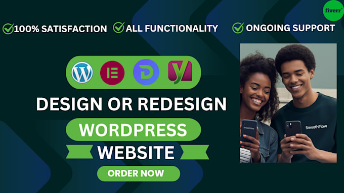 Design, redesign, build, rebuild, clone, edit, fix or revamp wordpress website by Mr_oladipo ...