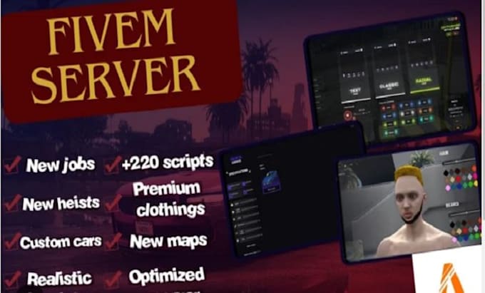 Create custom scripts, mlo, esx, map, qbcore, fivem ped by Buk_raf | Fiverr