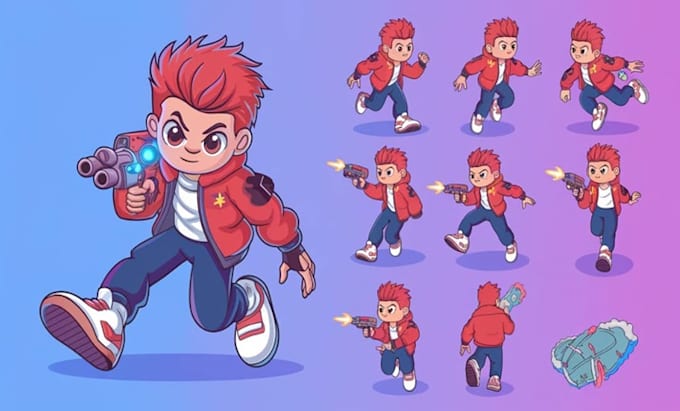 High quality 2d character assets and sprite sheets for your game by ...